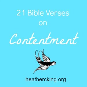 Bible Verses On Contentment Heather C King Room To Breathe
