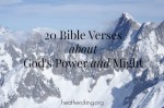 20 Bible Verses About God’s Power and Might – Heather C. King – Room to ...