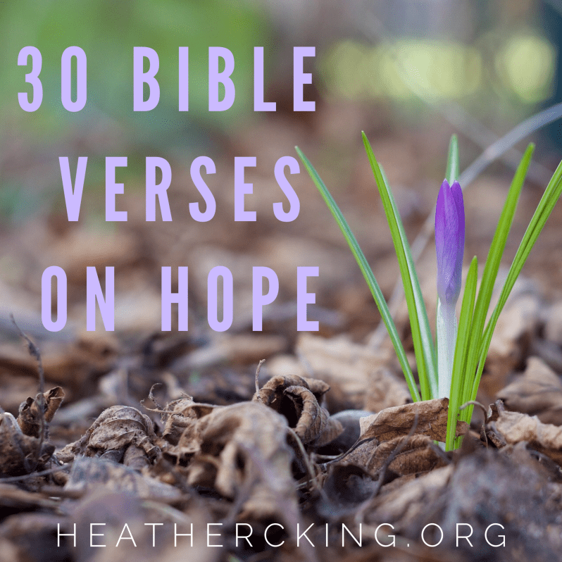 30 Bible Verses on Hope – Heather C. King – Room to Breathe