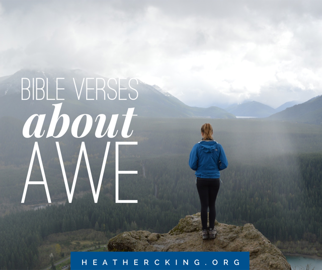 Bible Verses About Awe – Heather C. King – Room to Breathe